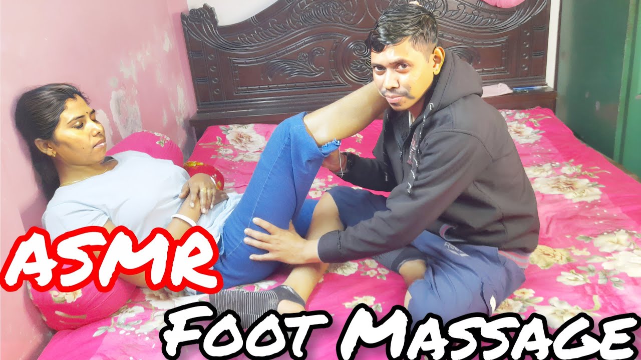I got relaxing foot massage for sleep 💈💈ASMR foot massage in Bangladesh - YouTube