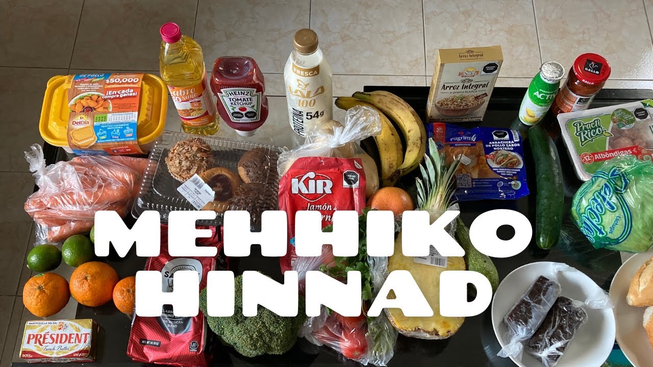 Toidukaupade hinnad Mehhikos - YouTube
