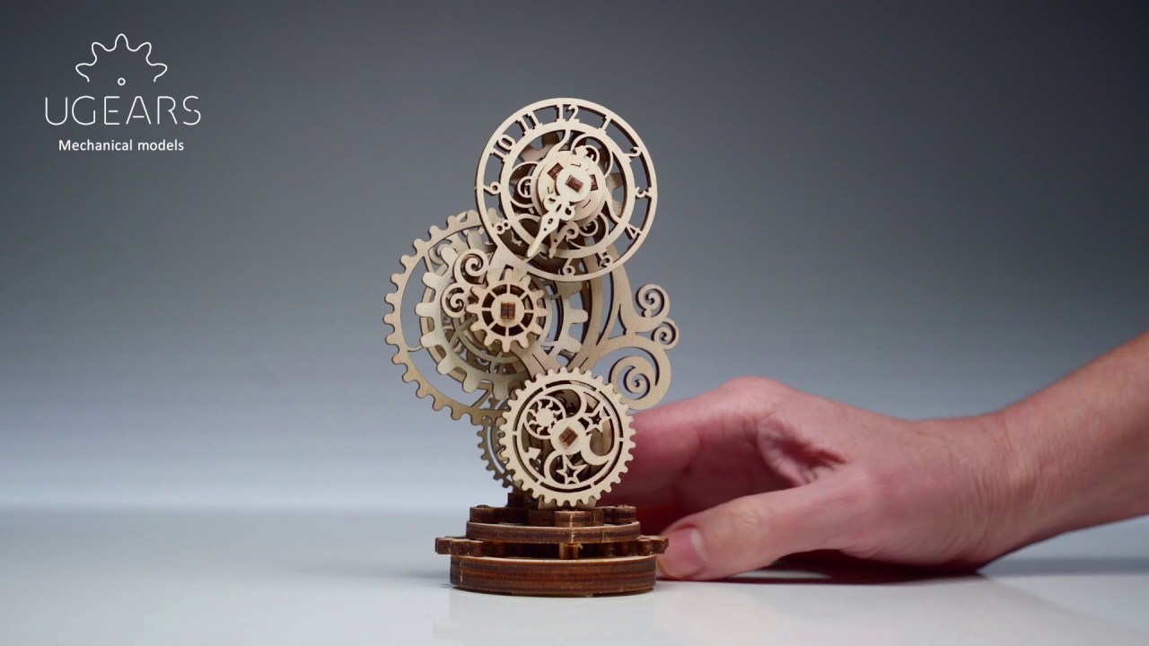 UGEARS STEAMPUNK CLOCK - YouTube