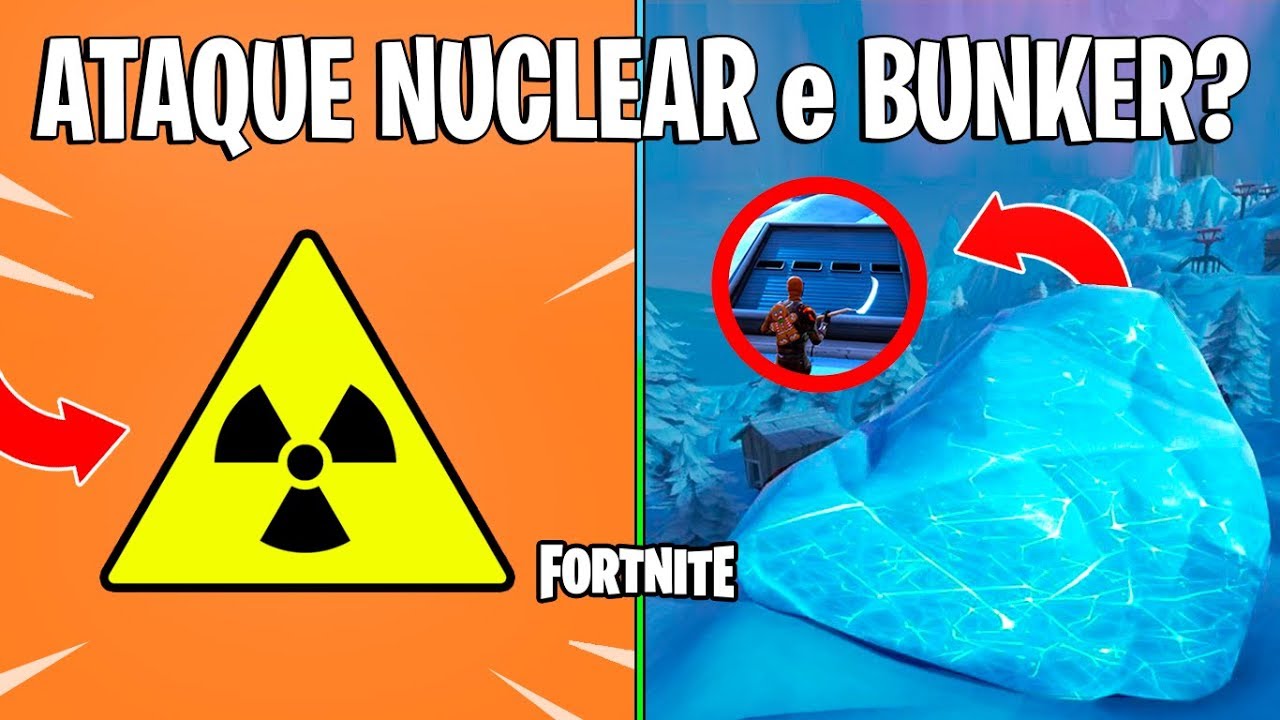 FORTNITE - MÍSSIL NUCLEAR e BUNKER NA NEVE CHEGANDO? - YouTube