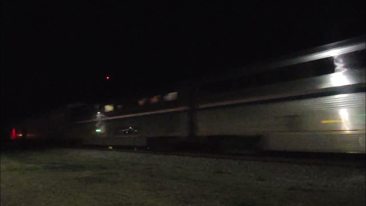 Amtrak PO53 doing track speed through Micro 3/5/24 - YouTube