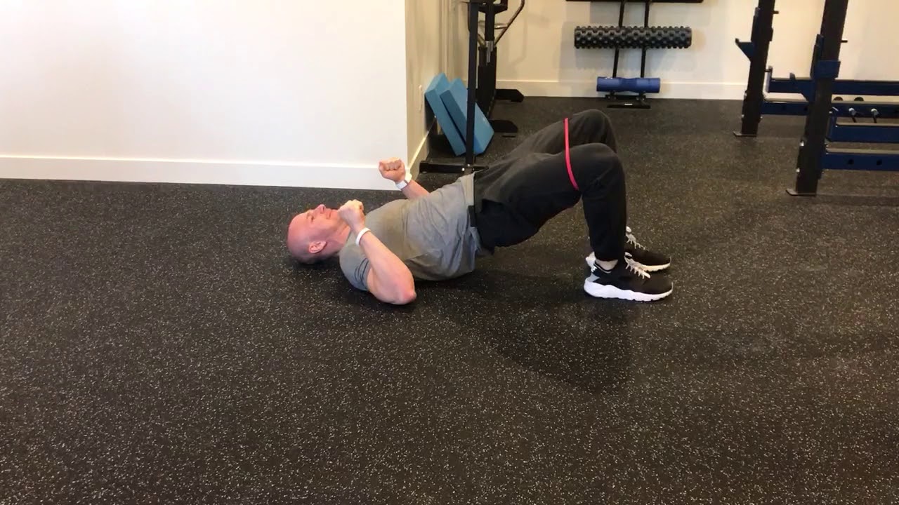 Pulsing Glute Bridge Hold - YouTube