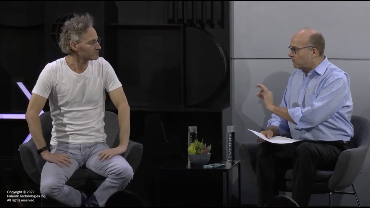 Q&A Discussion | Palantir CEO Alex Karp and Axios' Michael Allen - YouTube