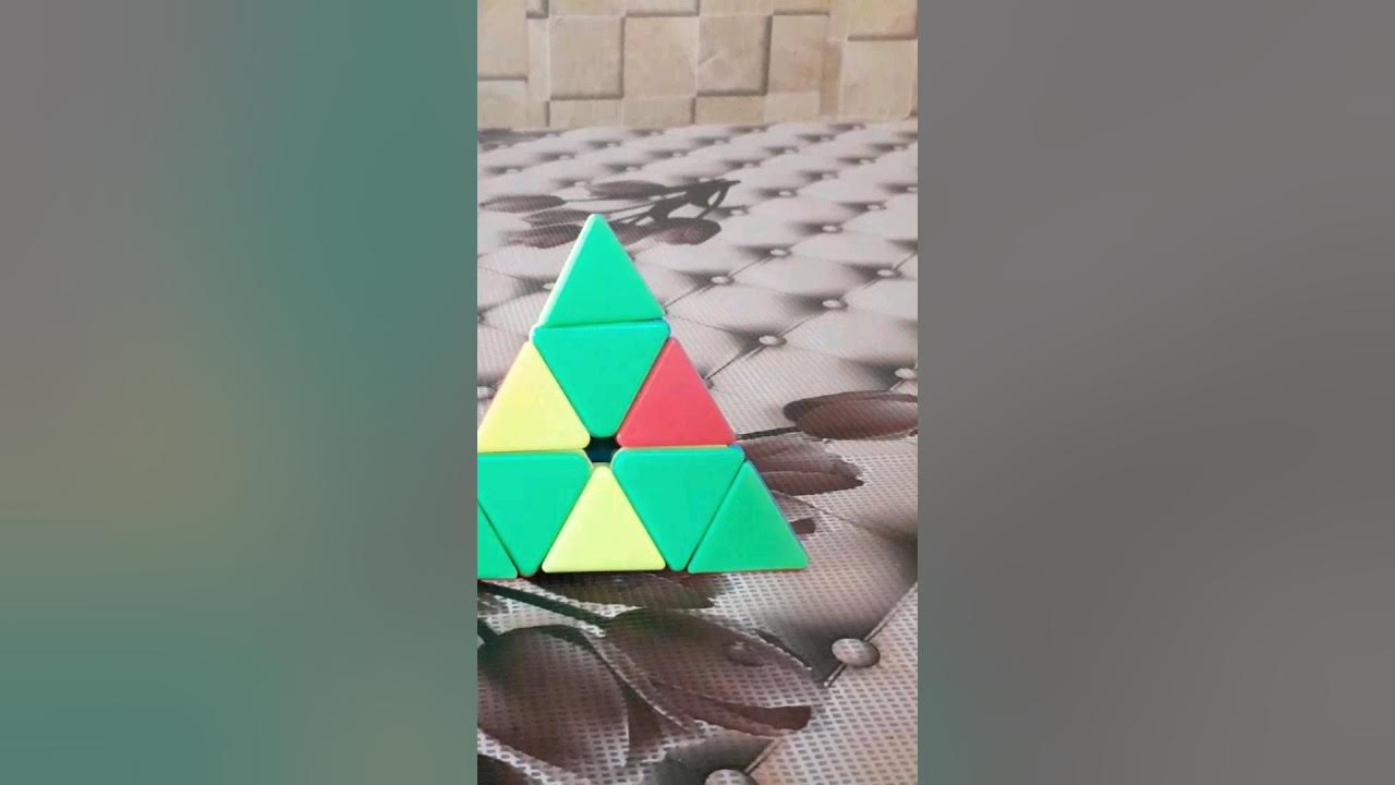 How to make checkerboard pattern on pyraminix cube - YouTube