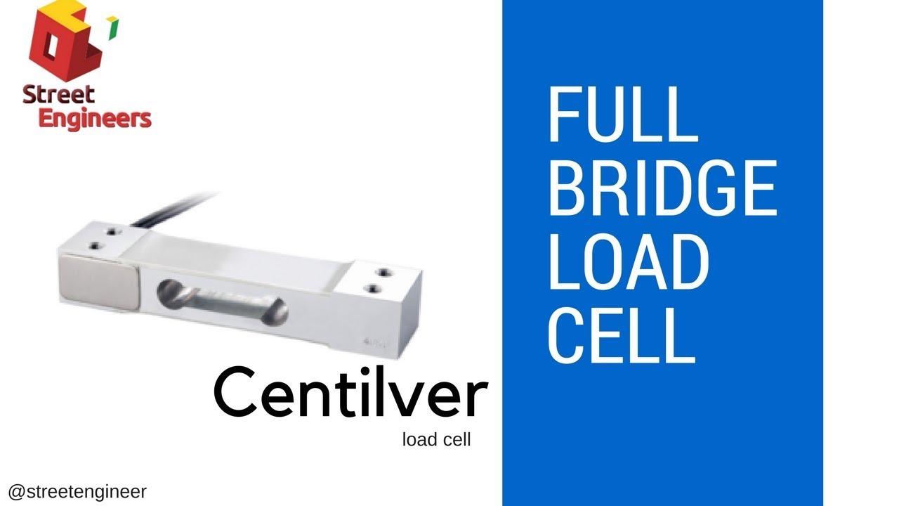 full bridge Load Cell (cantilever Load cell) - YouTube