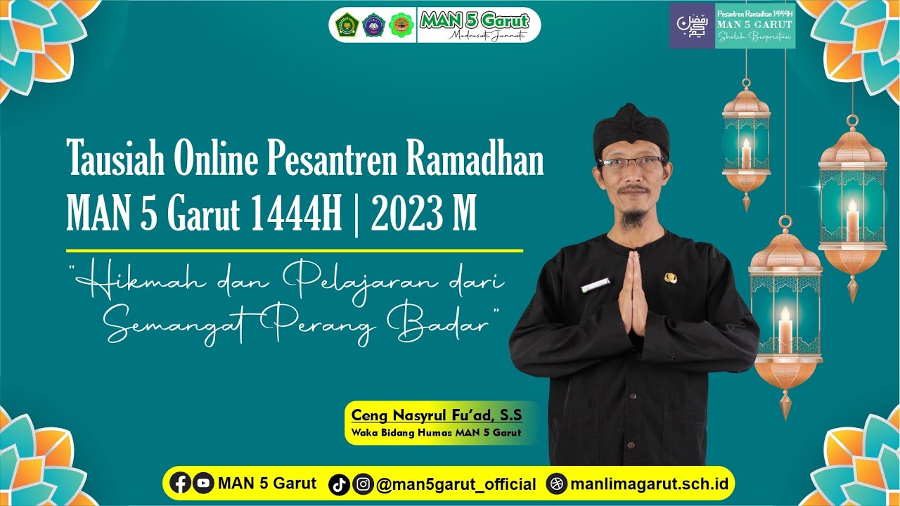 Hikmah dan Pelajaran dari Semangat Perang Badar | Ceng Nasyrul Fu'ad, S ...