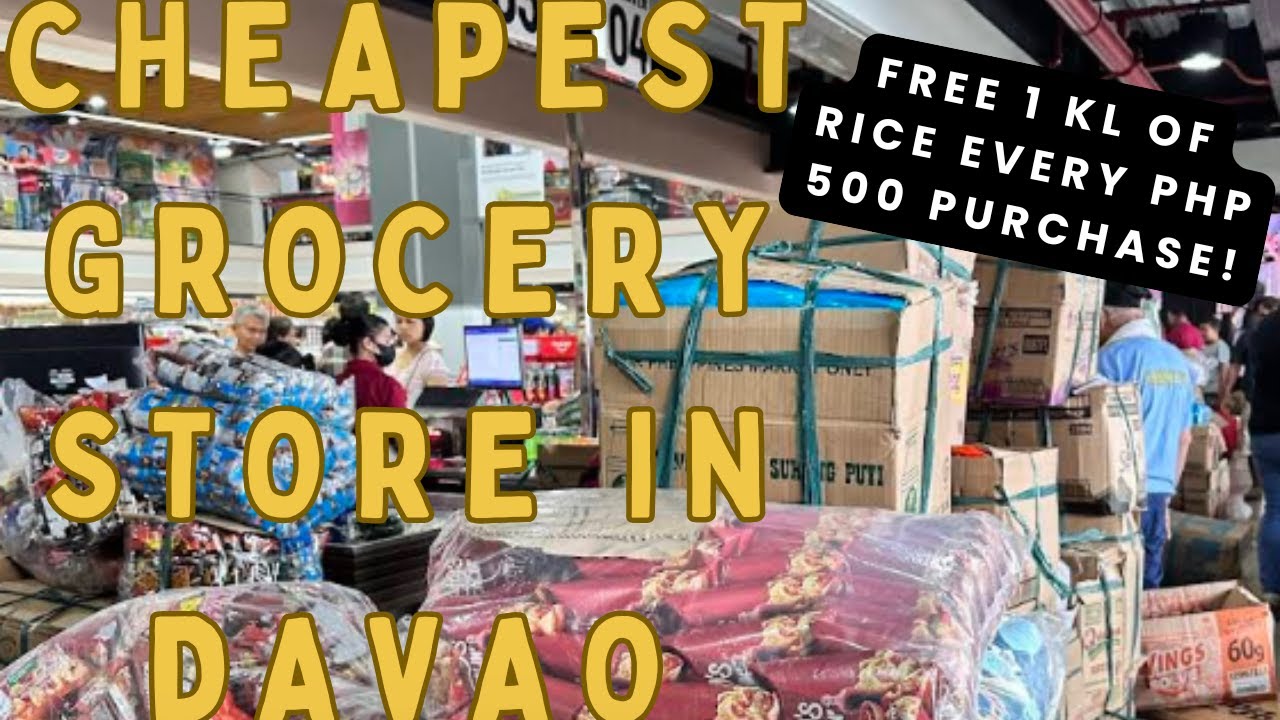 Cheapest Grocery Store in Davao! - YouTube