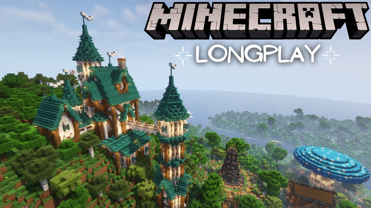 Minecraft Survival - Relaxing Longplay, Calcite Castle (No Commentary ...