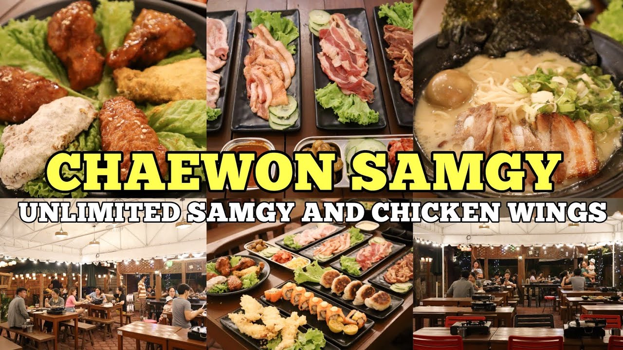 CHAEWON SAMGY - Unlimited Samgy and Chicken Wings | Exploring Tarlac ...