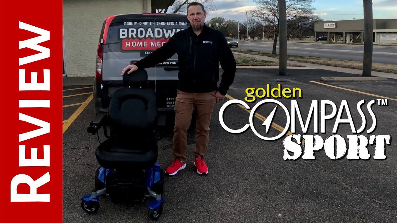 Golden Tech Compass Sport Power Wheelchair Review: Comfort, Stability ...