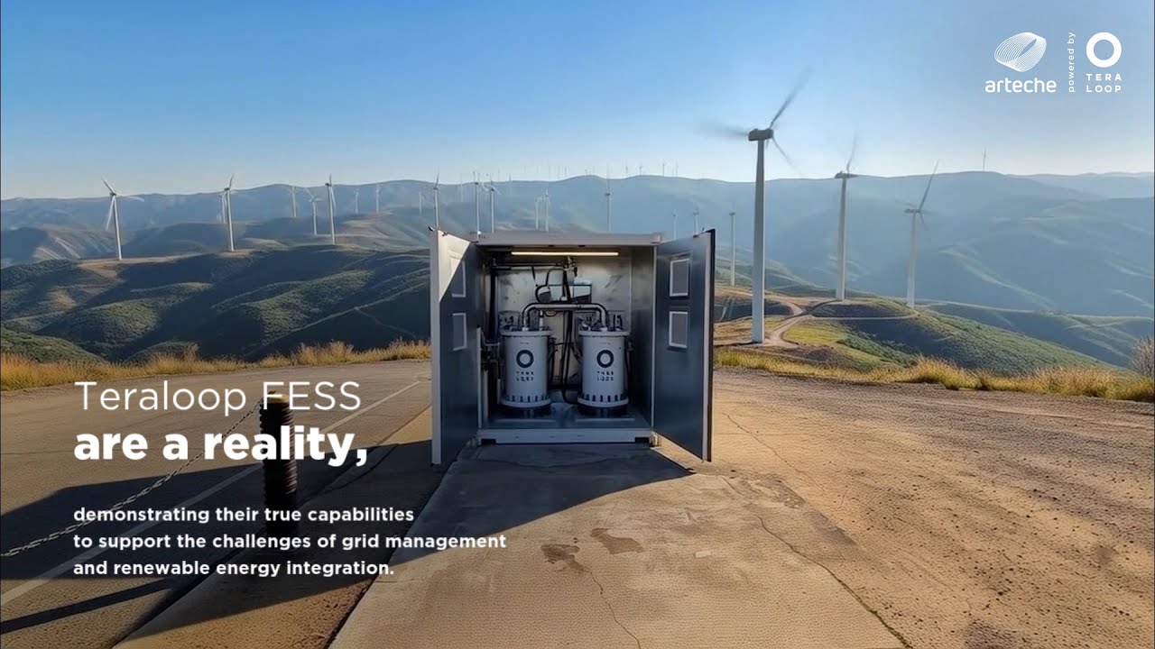 TERALOOP :: Flywheels Energy Storage Systems - YouTube
