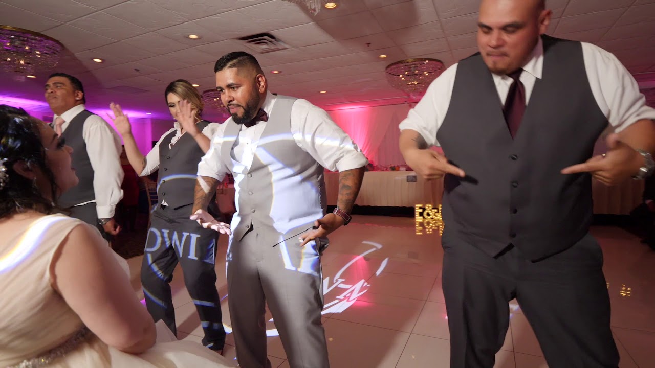 Edwin and Millie's garter removal - YouTube