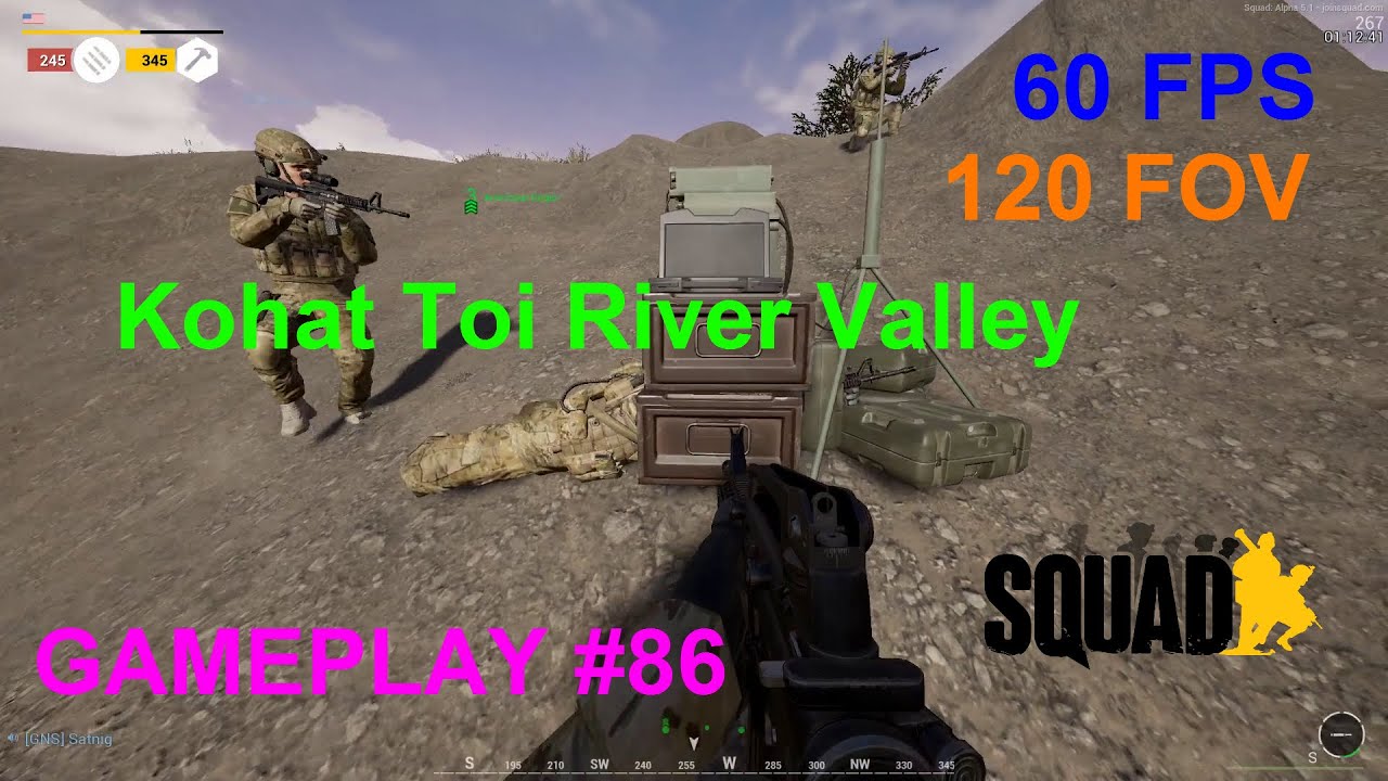Squad Gameplay #86 - Kohat Toi River Valley - YouTube