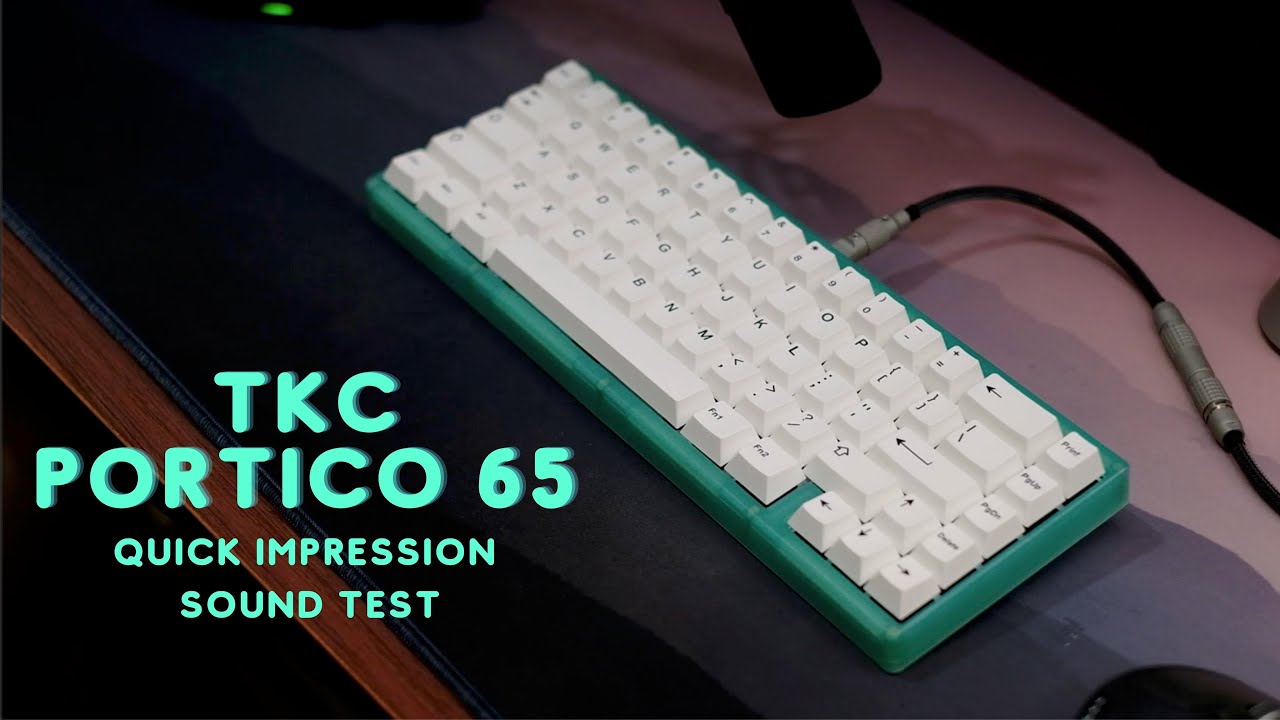 The Key Dot Co Portico 65 with JWK Lagoons | Quick Impression and Sound ...