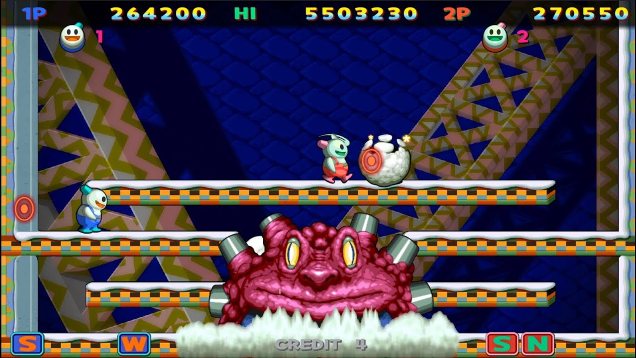 Snow Bros Special Edition Boss 2 Top Rated Pc Game - YouTube