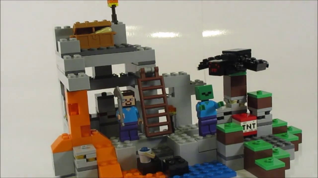 lego minecraft the cave - YouTube