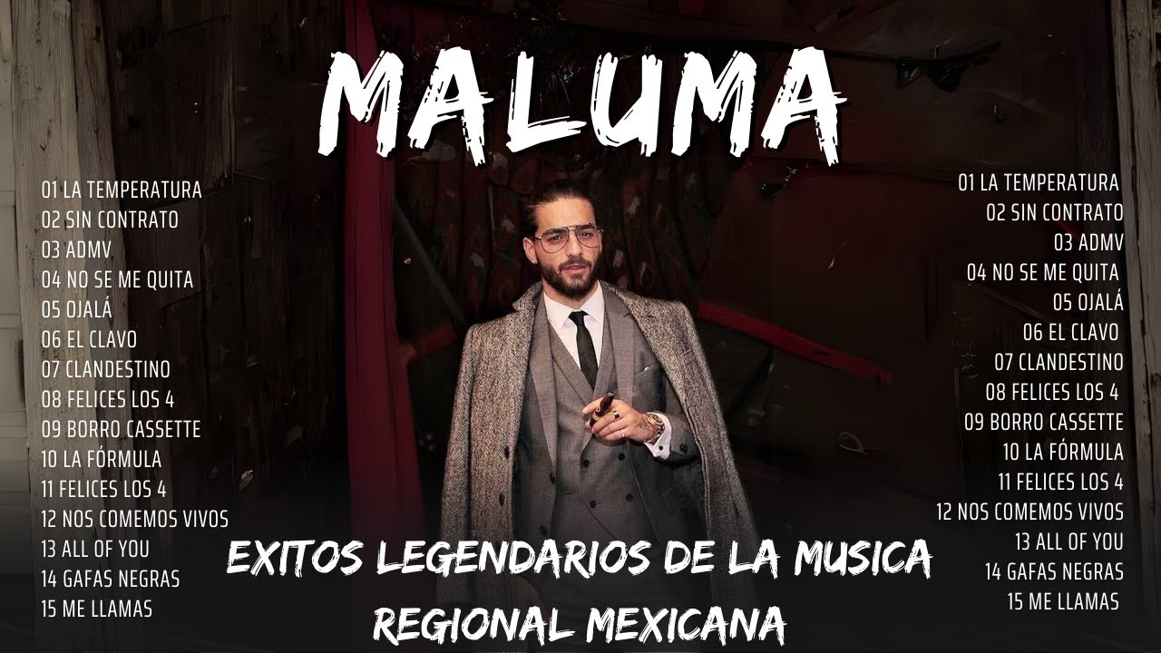 Maluma Mix Exitos 2024 ~ Las Mejores Canciones De Maluma Pop Latino ...
