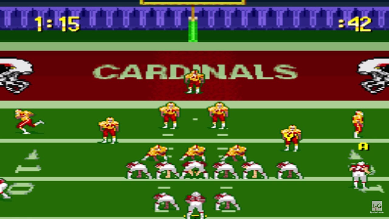 Troy Aikman NFL Football - Gameplay SNES - YouTube