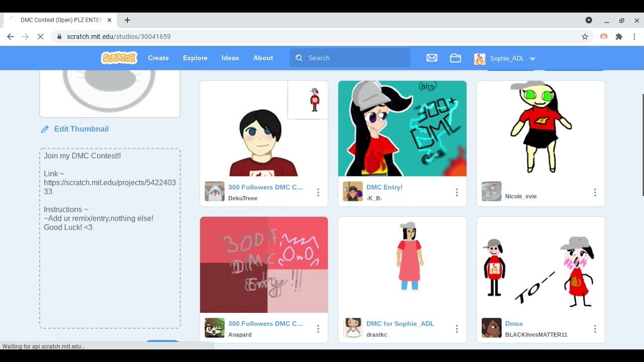 My DMC Contest On Scratch - YouTube