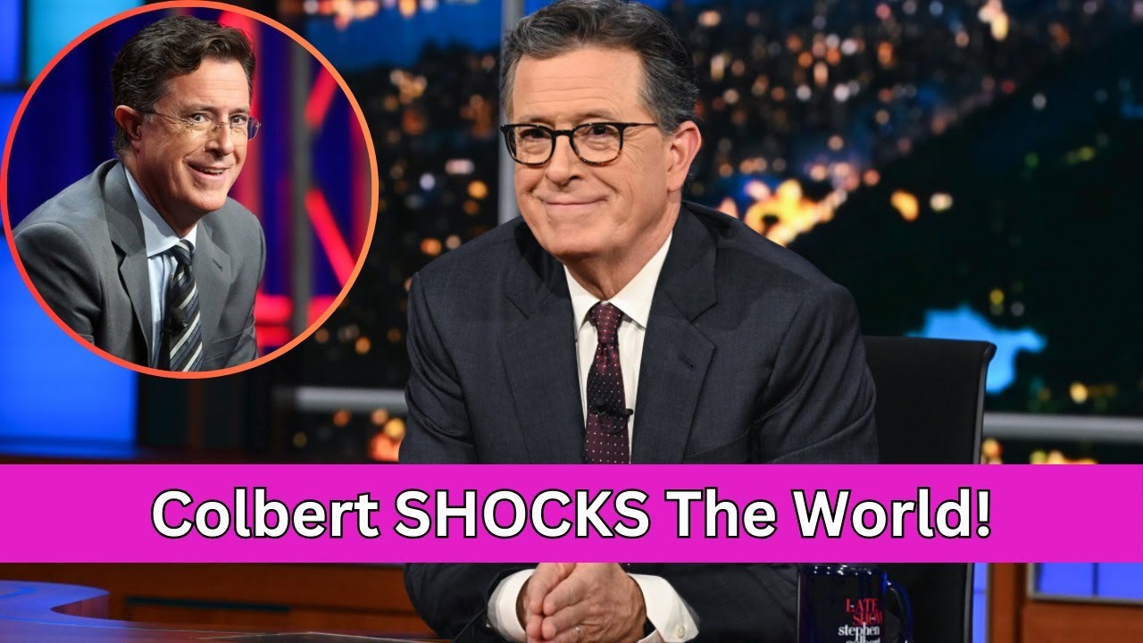 What JUST HAPPENED With Stephen Colbert SHOCKED The Whole World - YouTube