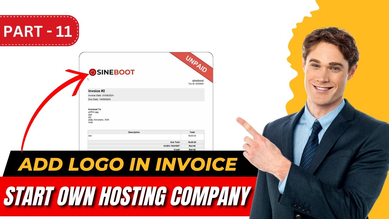 Change Logo in Invoices | Change logo in whmcs Invoices - YouTube