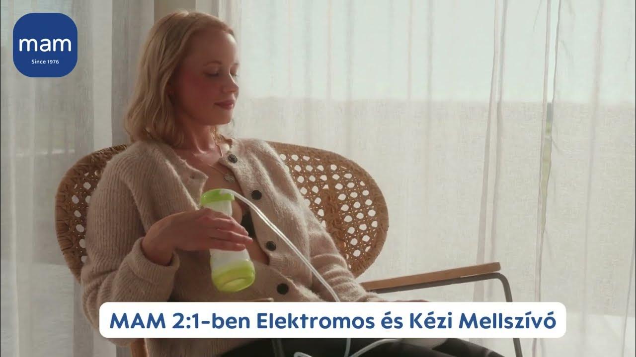 MAM 2 az 1-ben Mellszívó | Kézi és Elektromos Fejés egy eszközben - YouTube