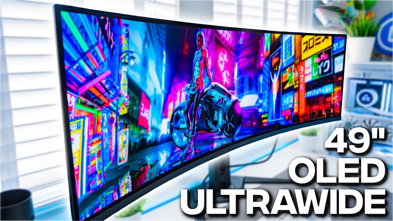 Gaming On a 49 Inch monitor Is WILD! - Aorus CO49DQ QD-OLED Review ...
