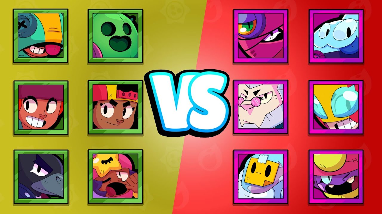 Legendary Vs Mythic Brawler Brawl Stars Youtube
