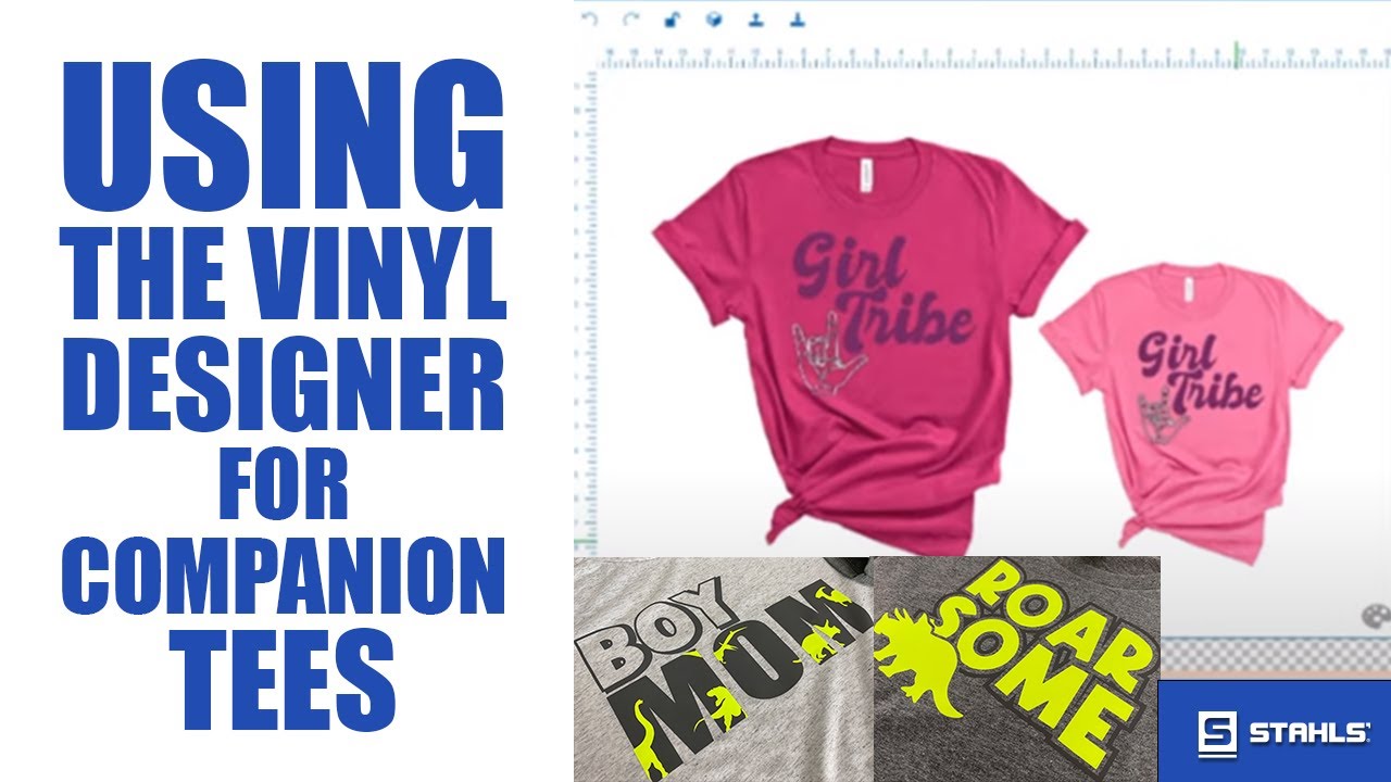 How to Create Companion T-Shirt Designs with Our FREE Vinyl Designer ...