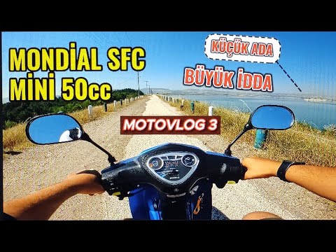 MONDİAL SFC MİNİ 50 cc // GÖL MANZARASI // PLAKA DÜŞTÜ :(