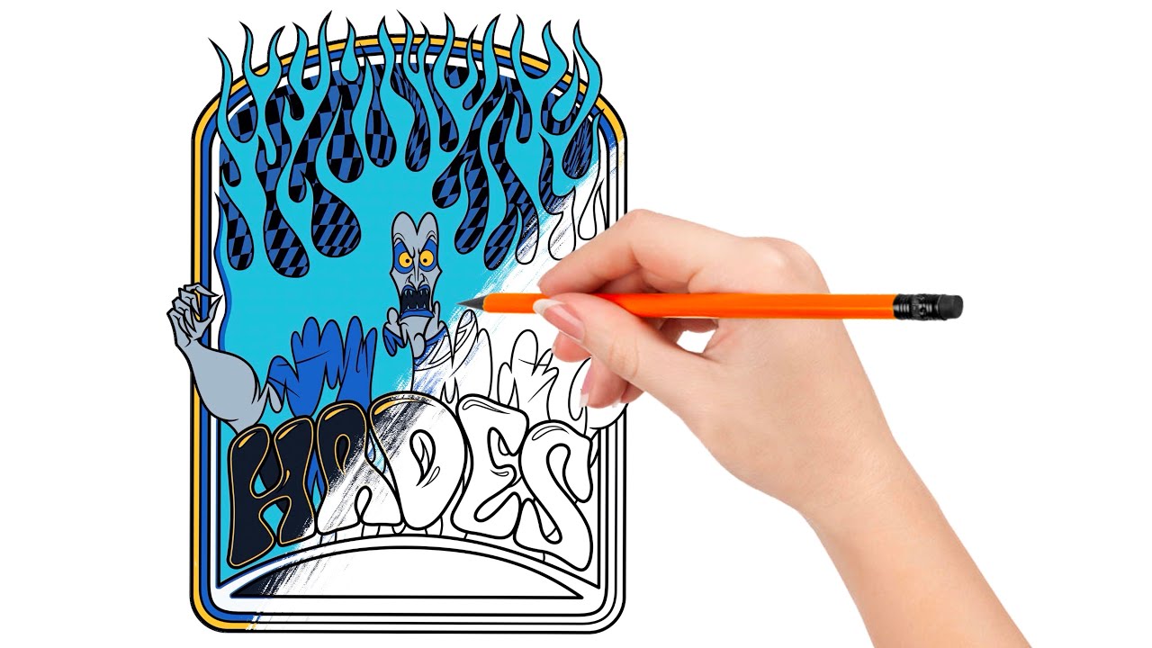 How to draw Hades, the chthonic God of the Underworld - YouTube