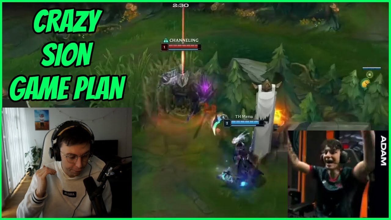 Caedrel Reacts To BDS Adam Crazy Sion Play - YouTube