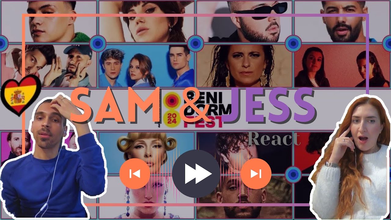 🇪🇸 Benidorm Fest 2024 Reaction | Sam & Jess React | Eurovision 2024 Studio Versions - YouTube