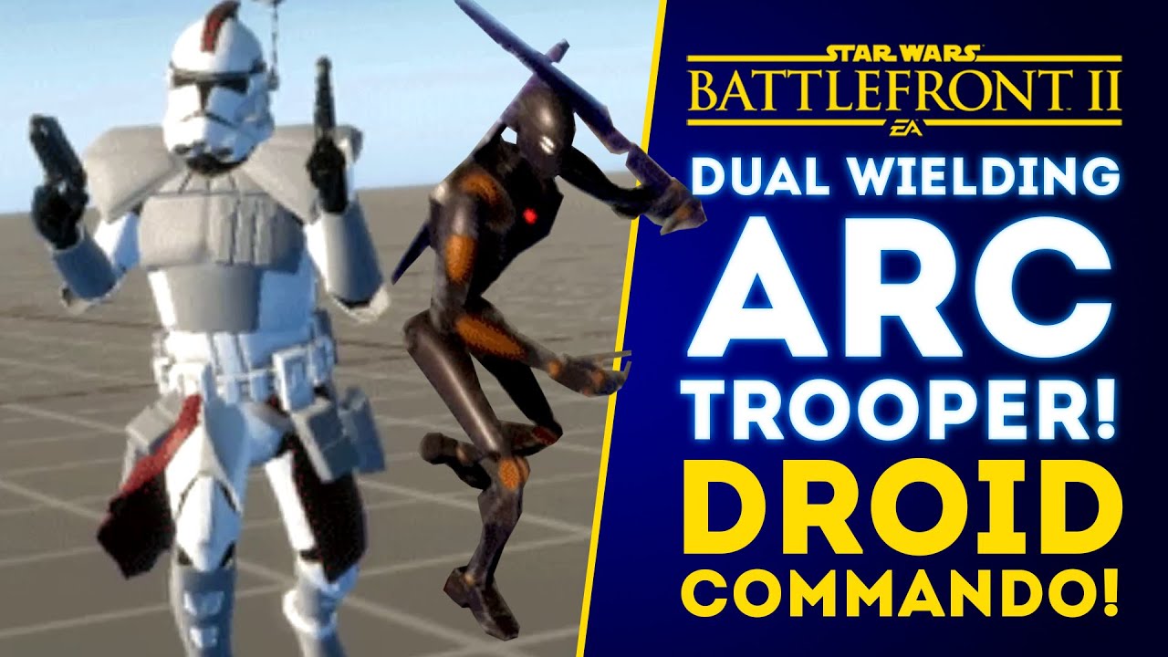 NEW UNITS! Dual Wielding Arc Trooper, Droid Commando with Vibrosword ...