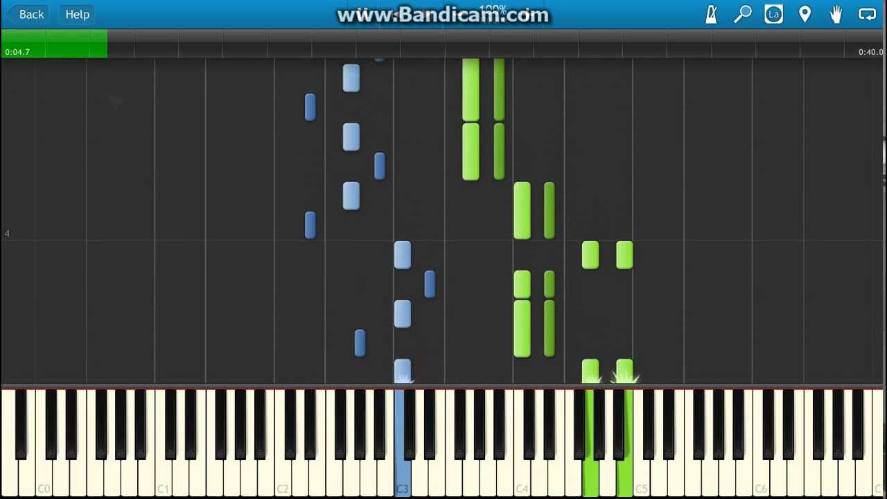 Prokofiev - Peter And The Wolf piano (Synthesia) - YouTube