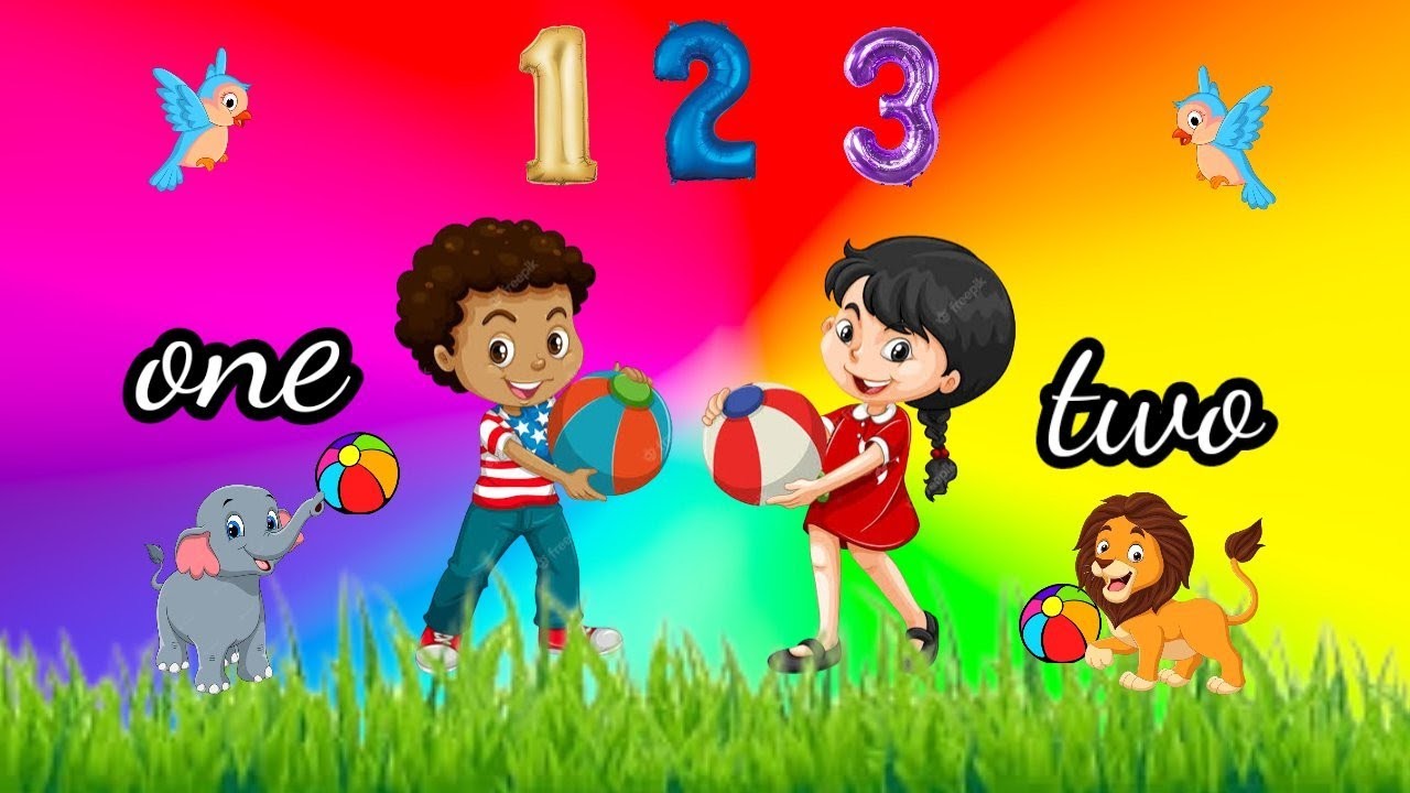 Counting numbers 1 to 10 with ball | learn numbers | Counting With Ball ...