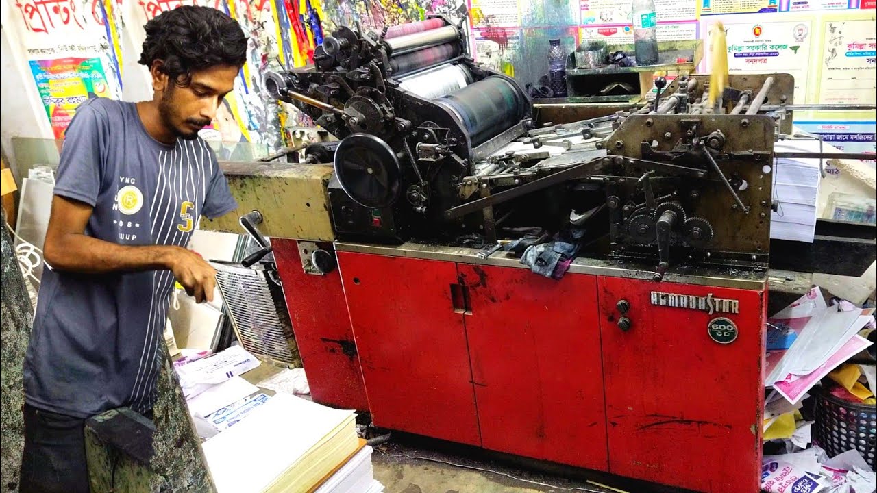 ELECTION POSTER PRINTING BY HAMADA STAR 600 CD. - YouTube