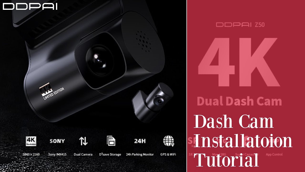 Dash Cam Installation Tips | How to Install DDPAI Z50 Dash Cam Hardwire ...