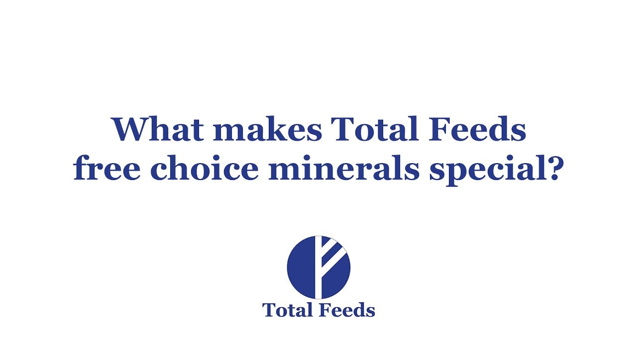 What makes Total Feeds free choice minerals special? - YouTube