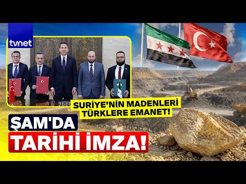 TÜRKİYE VE SURİYE'DEN DEV ANLAŞMA! Şam'da imzalar atıldı: Madencilikte yeni dönem