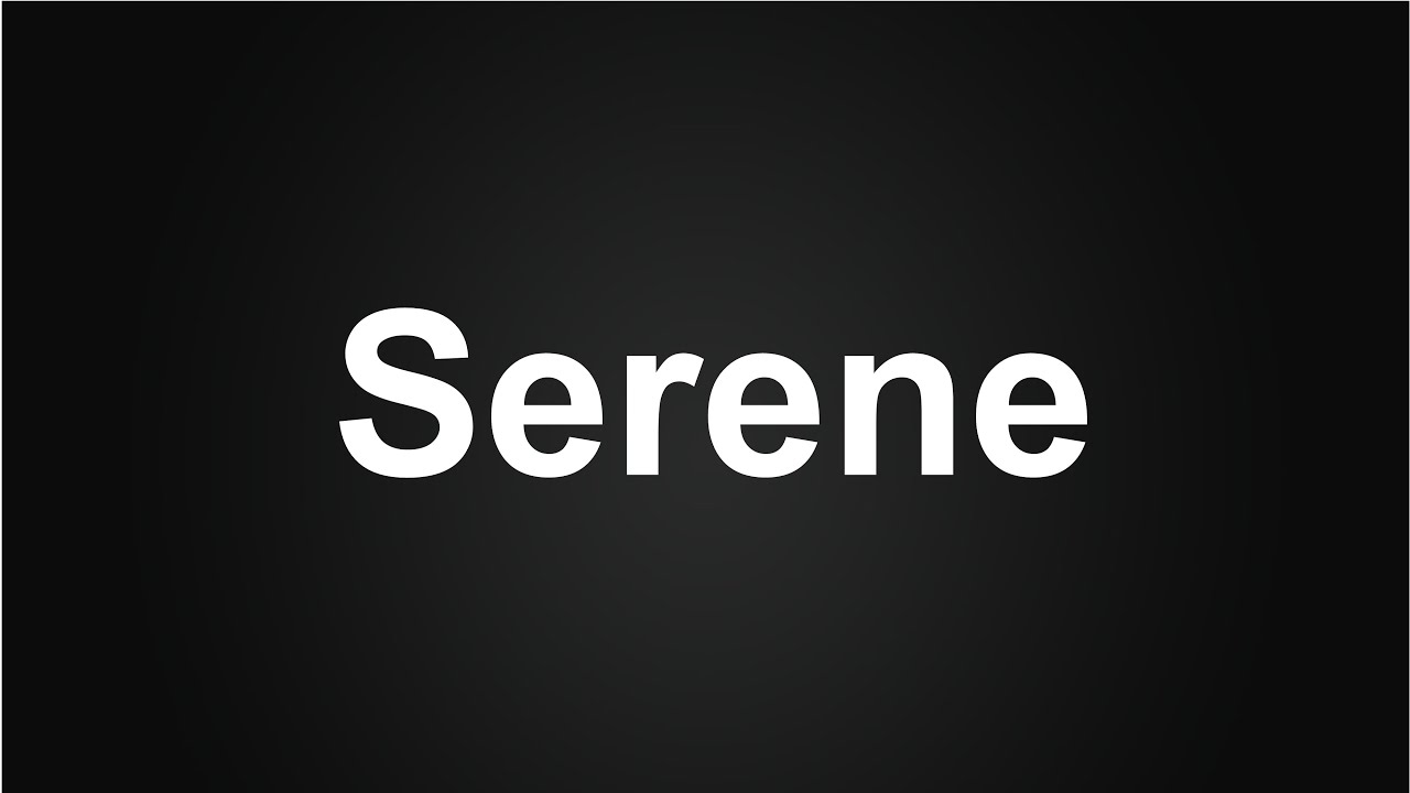 Serene Meaning In Urdu How To Say Serene In English Serene Meaning In
