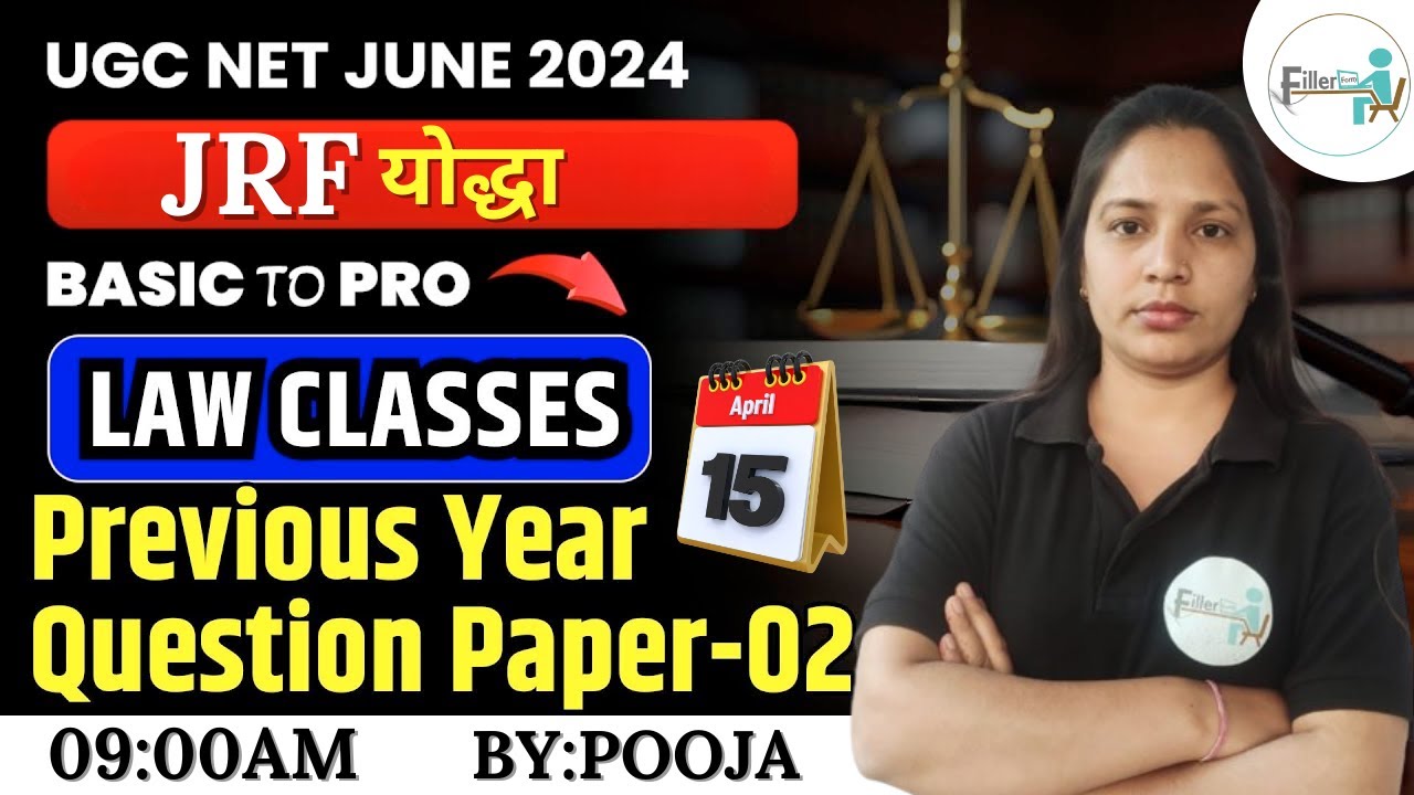 09:00 AM-UGC NET/SET Law Class | UGC NET 2024 Exam | NET Law Free Class | Law NET 2024 - YouTube