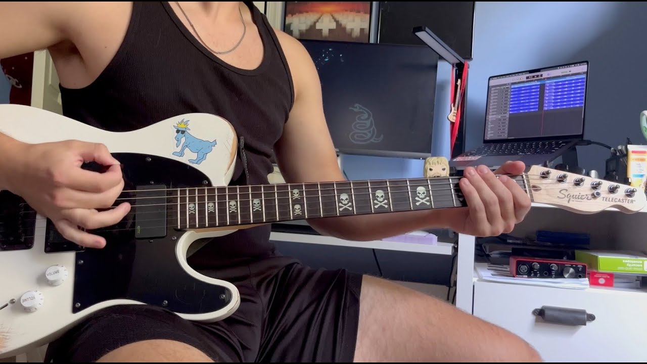 Metallica - Sad But True Rhythm Guitar Cover - YouTube