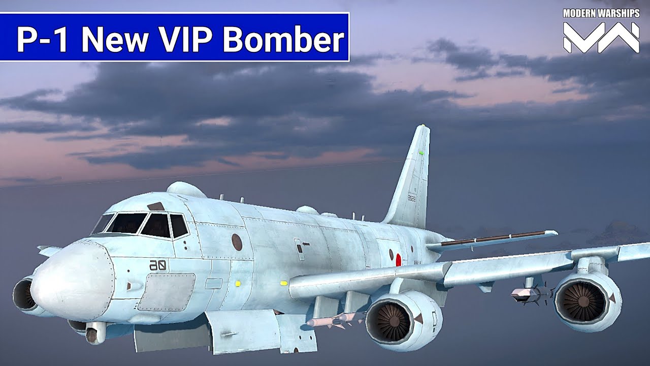P-1 - New Japanese Bomber Full Review And Weapon Test - Modern Warships ...