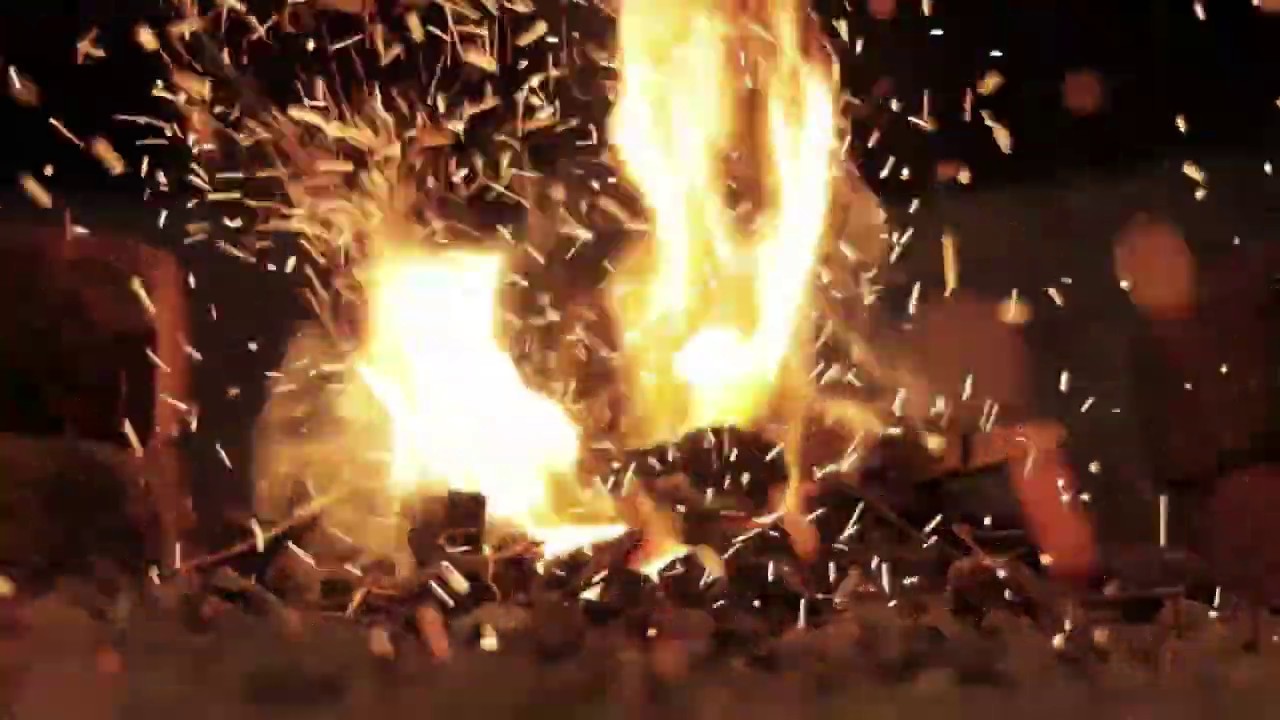 Fire Glowing Particles Full HD 60p I Fire Spark Effects | Fire ...