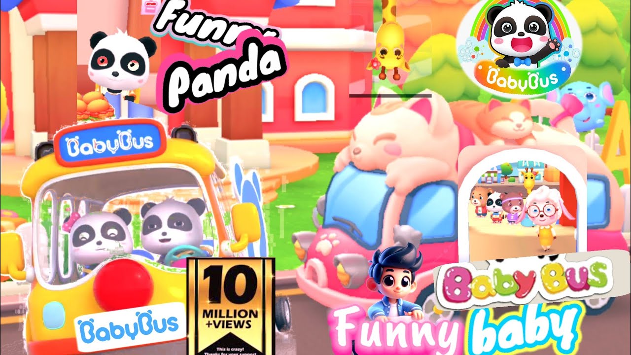 BabyBus Playtime in English! Fun Kids Game | DRB Kids FunTime|🐼 BabyBus ...