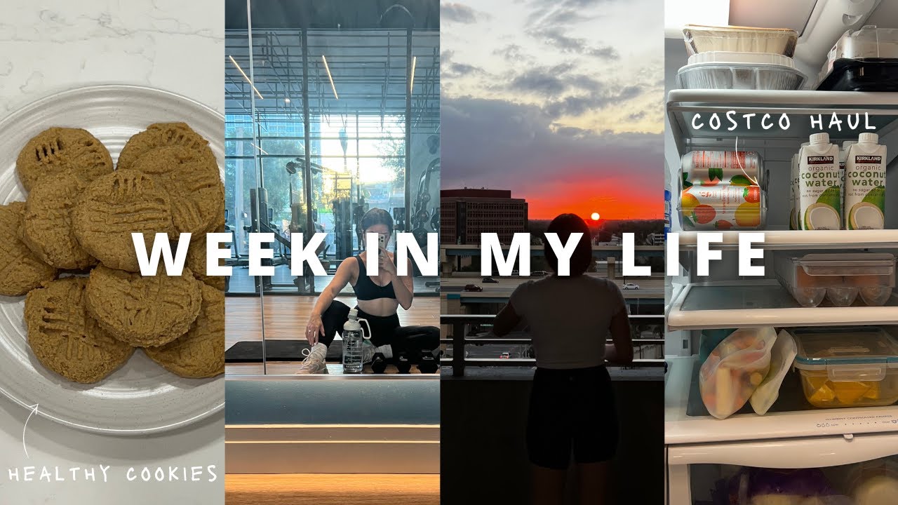 WEEK IN MY LIFE | feeling exhausted, healthy PB cookie recipe, Costco ...