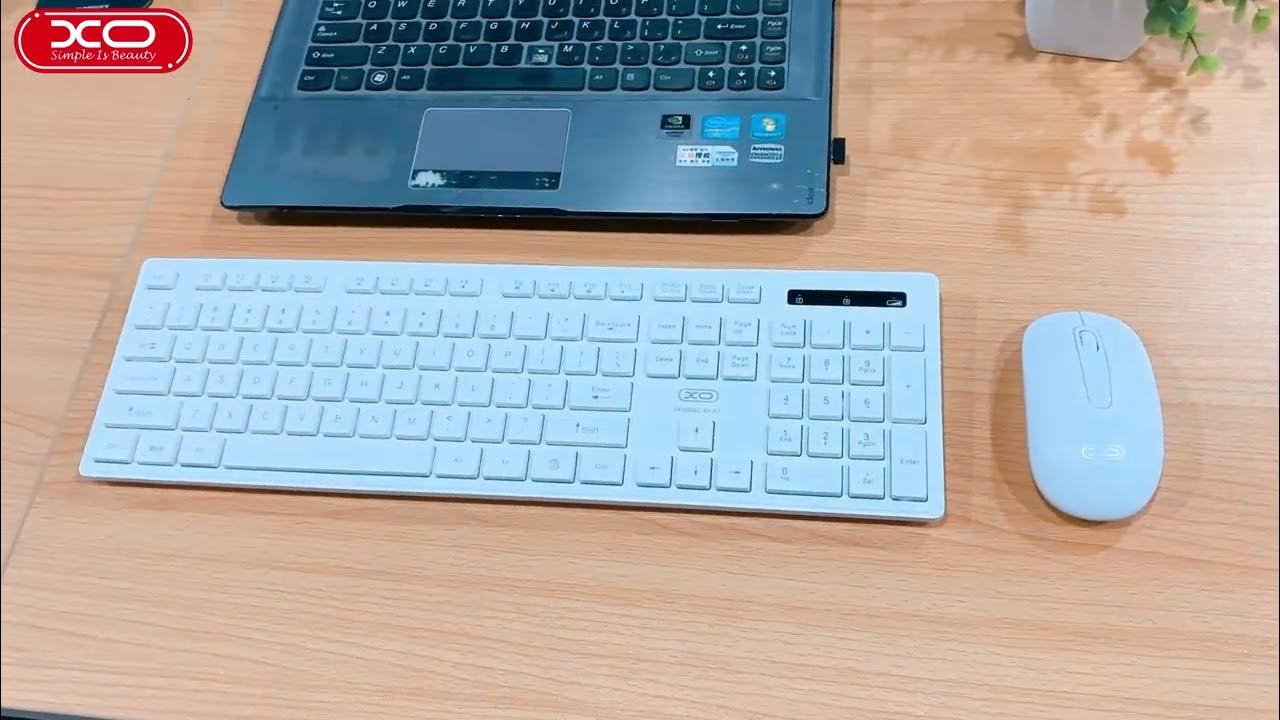 Бездротова клавіатура з мишею XO KB-02 - YouTube