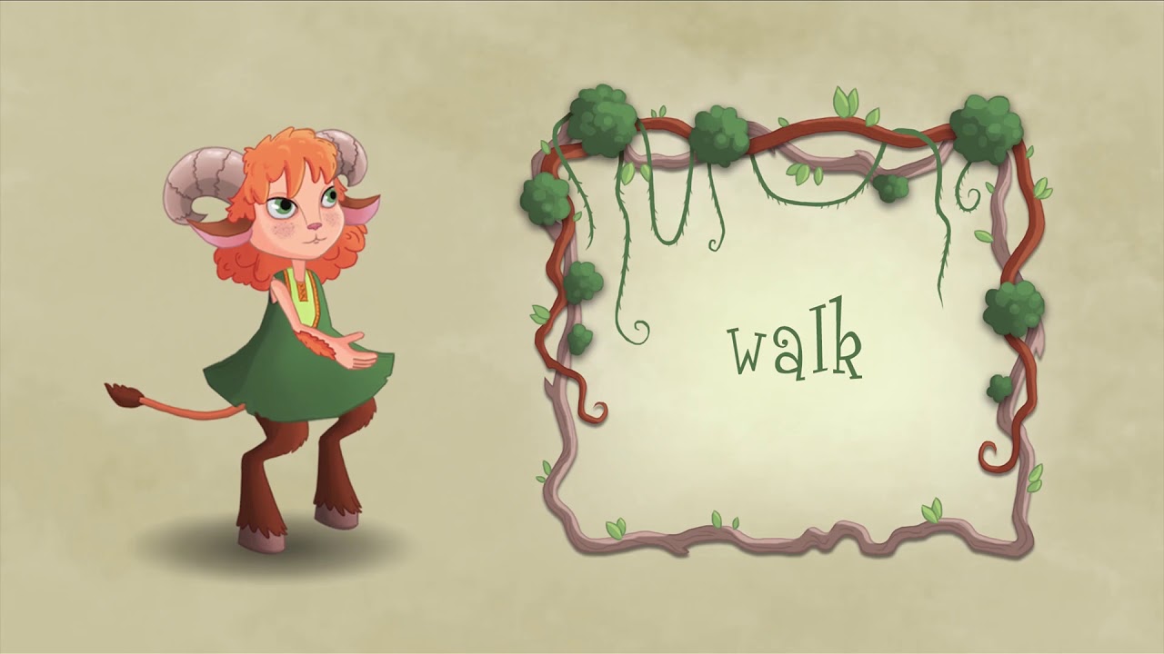 Little faun set of animations (walk animation) - YouTube