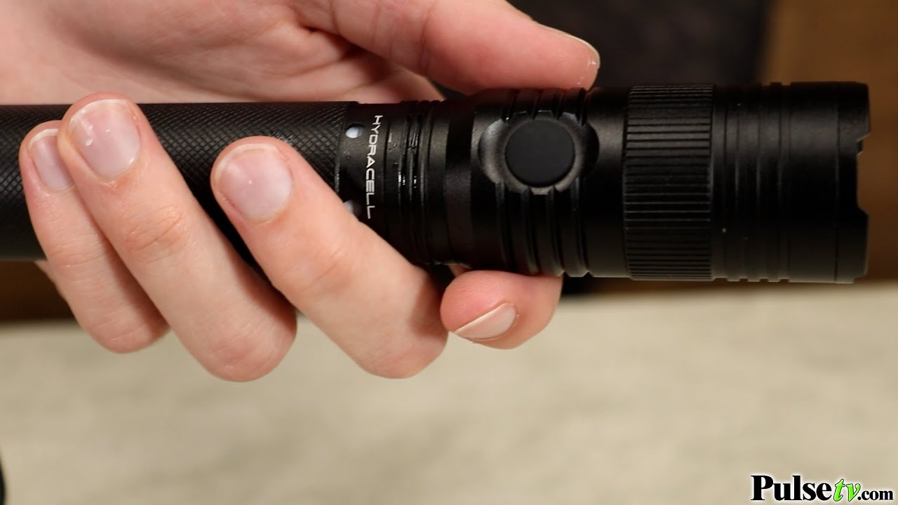 Hydracell Aqua Flash: The Water Powered Flashlight - YouTube
